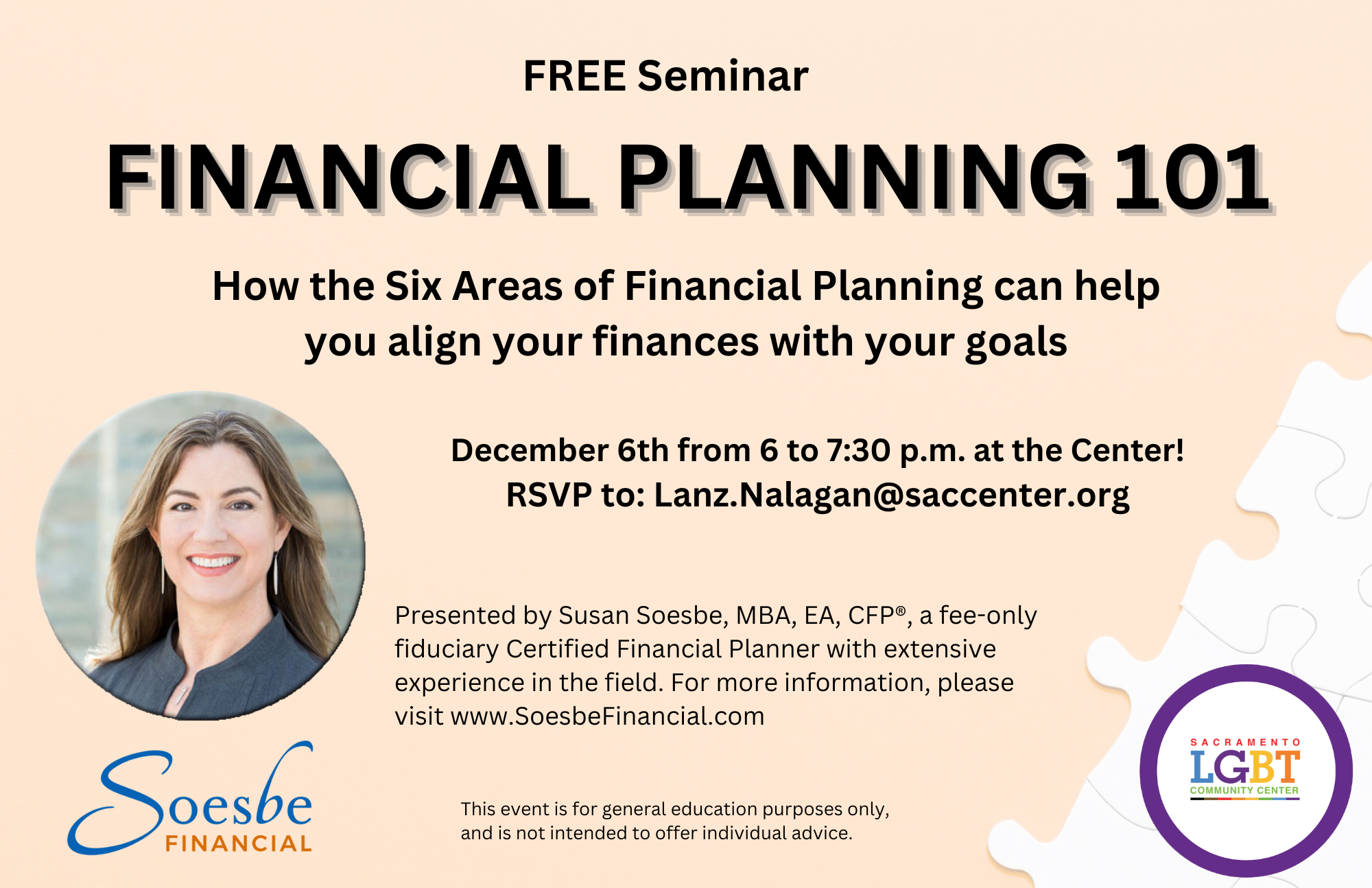 Financial Plannning seminar at Sacramento LGBT Community Center ...